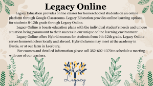 Legacy Online – Legacy Education, Inc.
