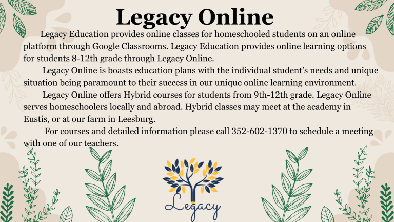 Legacy Online – Legacy Education, Inc.